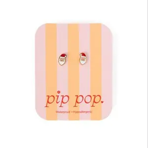 PIP POP Santa Stud Earrings
