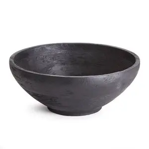 NAPA HOME & GARDEN Nox Serving Bowl - Black