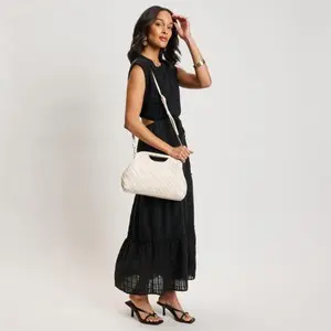 MODA LUXE Amara Crossbody Bag - Ivory