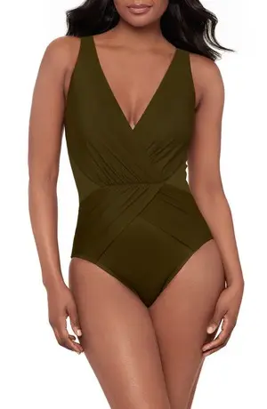 MIRACLESUIT® Ibiza One-piece Swimsuit - Nori