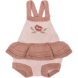 WILD WAWA Rose Romper - Misty Rose