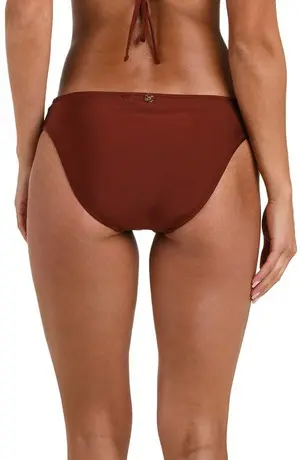 SUNSHINE 79 Ring Sash Bikini Bottom - Mahogany