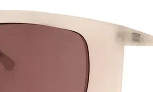 Dezi Slim Thique Wrap Sunglasses - Cream/burnt Orange