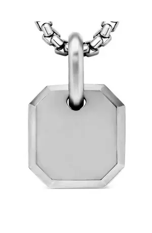 David Yurman Faceted Amulet - Silver Dome
