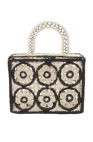 AMAZÓNICA Amazónica Siena Handbag Beige/black