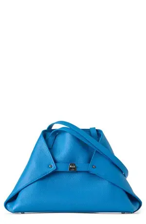Akris Ai Leather Convertible Shoulder Tote
