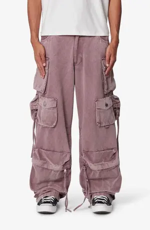 Mnml Washed Barrel Baggy Cargo Pants