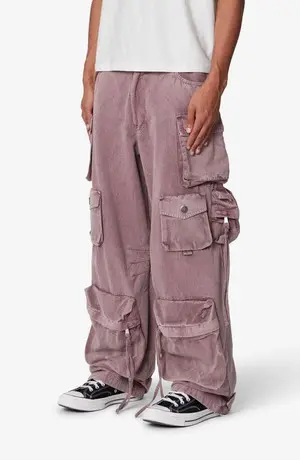 Mnml Washed Barrel Baggy Cargo Pants