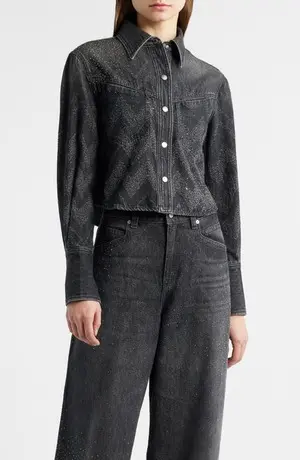 Hugo Boss Crop Denim Jacket