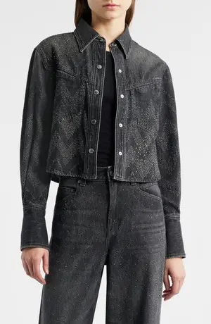 Hugo Boss Crop Denim Jacket