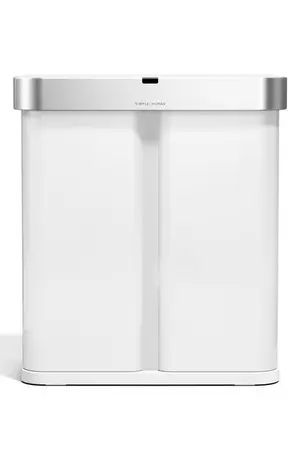 SIMPLEHUMAN 58-liter Sensor Recycler With Voice + Motion Sensor - None