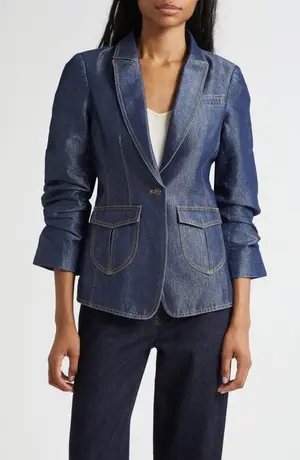 Cinq À Sept Louisa Denim Blazer