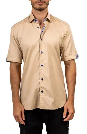 Maceoo Short Sleeve Shirts For Men