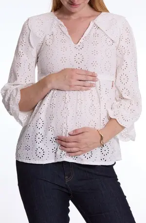 CACHE COEUR Clothilde Maternity And Nursing Blouse