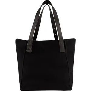 Vince Westmore Xl Suede Tote - Black