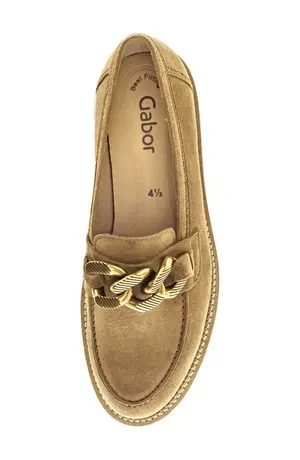Gabor Platform Bit Loafer - Lion