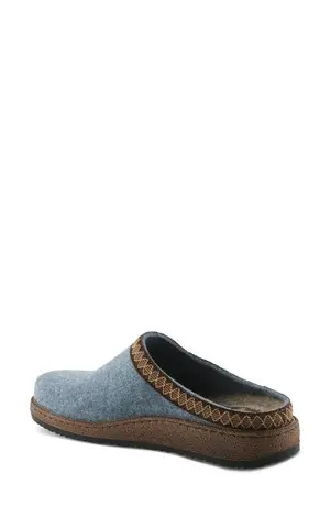 SPRING STEP SHOES Snuggee Wool Clog - Denim Blue