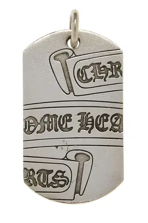 Chrome Hearts Sterling Dog Tag - Silver