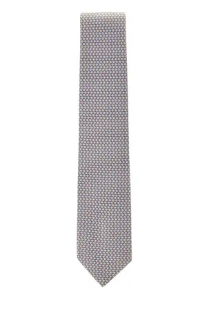 Hermès Printed Silk Necktie - Multi