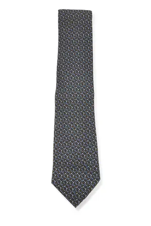 Hermès Printed Silk Necktie Multi