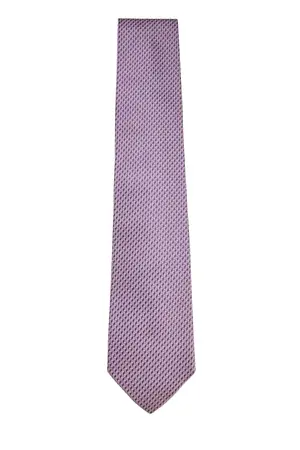 Hermès Jacquard Neck Tie - Pink
