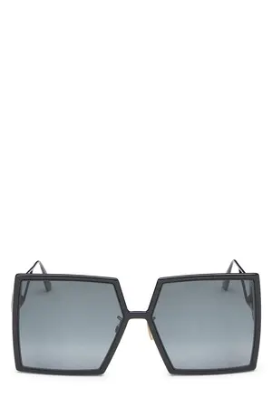 Dior Metal 30 Montaigne Sunglasses - Black