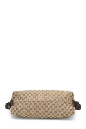 Gucci Original Gg Canvas Bamboo Braided Handbag