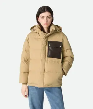 BOTTEGA  VENETA Tech Cotton Puffer Jacket