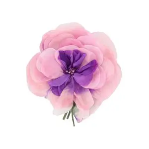Gucci Silk Flower Brooch - Pink