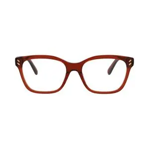 Stella McCartney Square Frame Acetate Optical Frames - Red