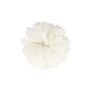 Gucci Flower Silk Brooch - White