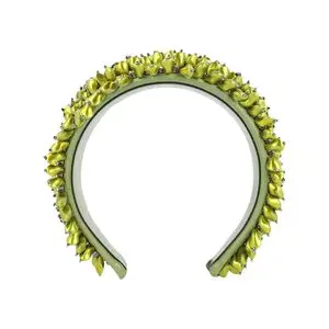Gucci Beaded Headband - Green