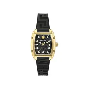 Versace Dominus Silicone Watch - Gold
