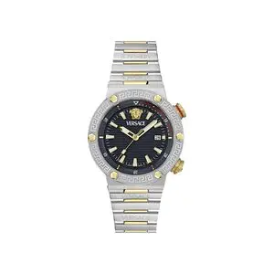 Versace Greca Logo Diver Bracelet Watch - Gold