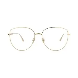 Dior Metal Optical Round Frames - Gold