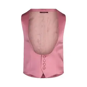 Gucci Satin Button-up Vest