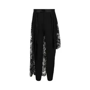 Alexander McQueen Lace Drape Trousers