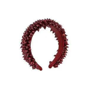 Gucci Beaded Headband - Red