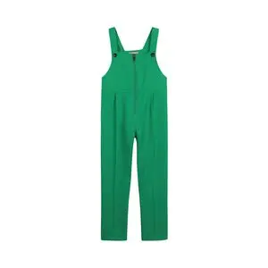 Gucci Zip Up Sleeveless Overalls - Green