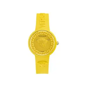Versace Medusa Pop Silicone Watch - Yellow