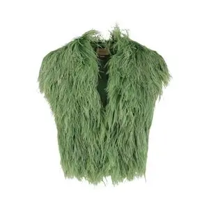 Gucci Ostrich Feather Sleeveless Vest