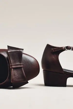 Intentionally Blank Mary Jane Bow Heels
