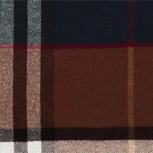Burberry Cashmere Contrast Check Scarf - Blue