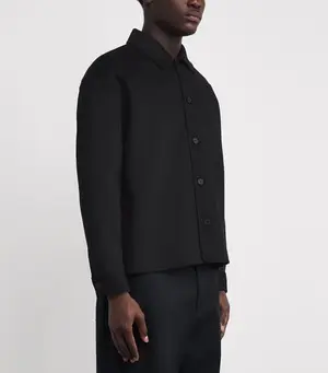 FRAME Wool Double-faced Overshirt