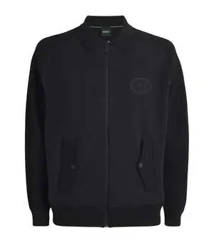 BOSS Fleece Polo Jacket