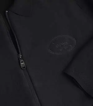 BOSS Fleece Polo Jacket