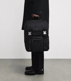 Sandro Logo Backpack - Black