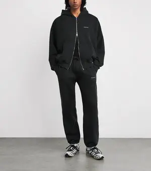 COLE BUXTON Cotton Mini Logo Sweatpants