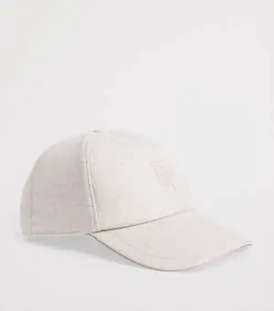 Eleventy Wool-cashmere-silk Baseball Cap