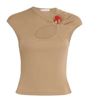 Christopher Esber Ribbed T-shirts For Women